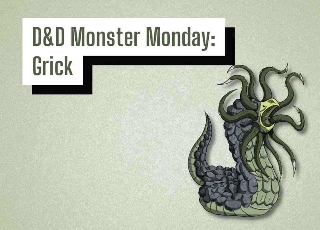 D&D Monster Monday: Grick – DungeonSolvers
