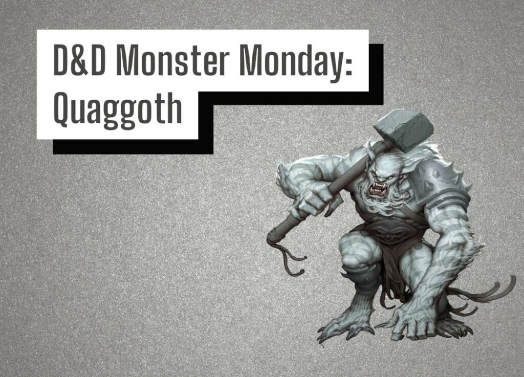 D&D Monster Monday: Quaggoth – DungeonSolvers